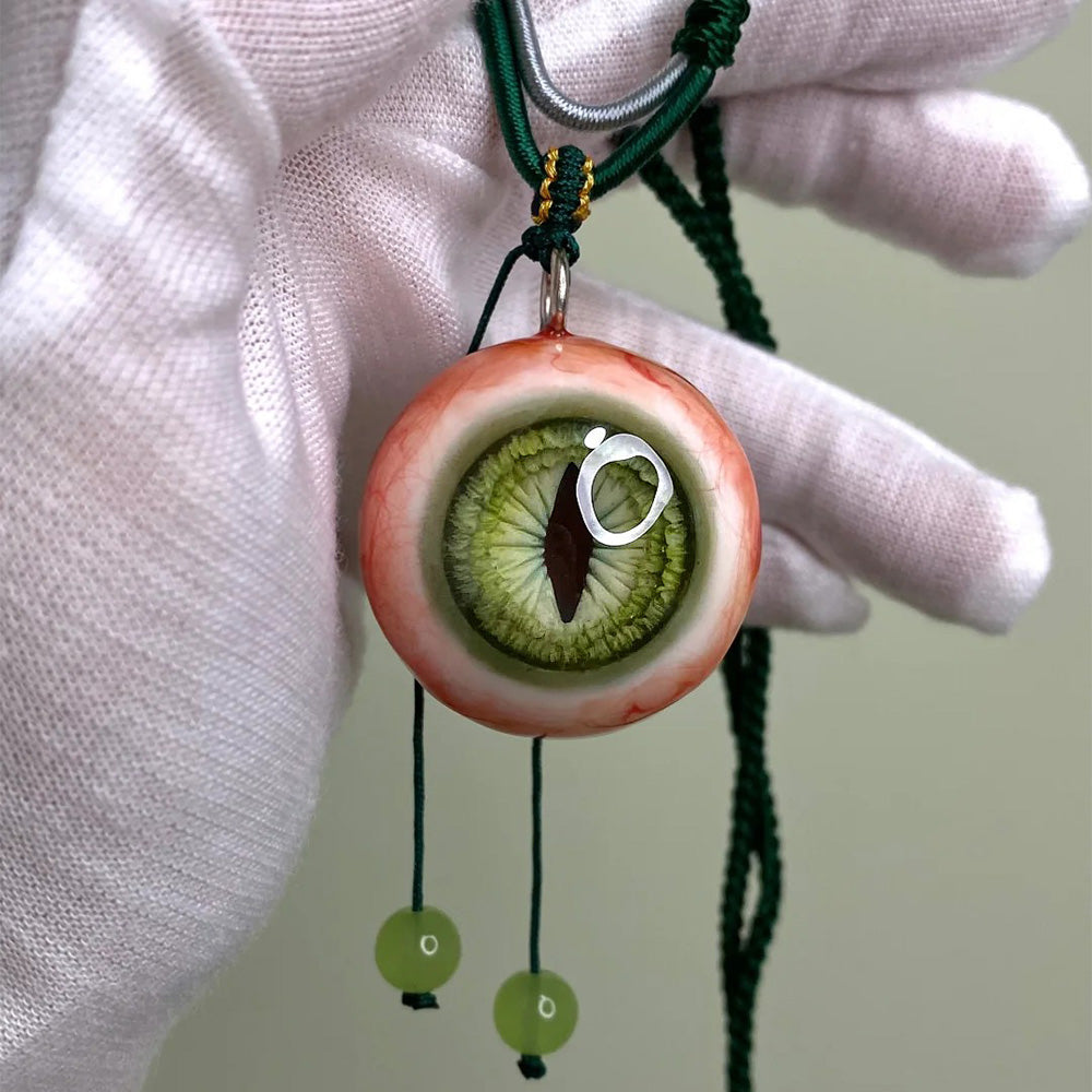 Shaded Forest Sea - Beast Pupil-Eye Pendant – lkbird
