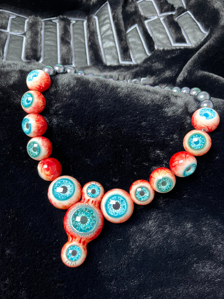 Horror, Blood & Eye Pendant,Bracelet Gothic Jewelry Handmade Butterfly ...